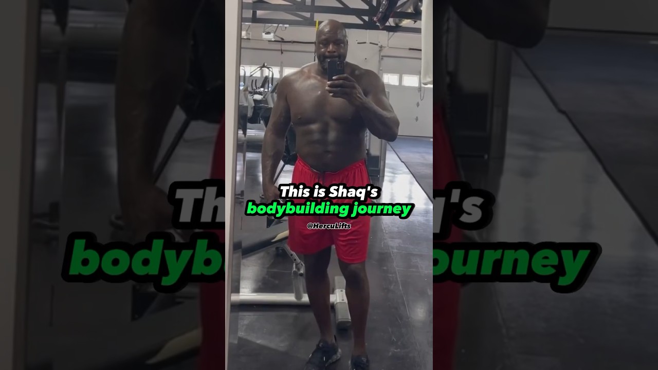 Shaq’s Bodybuilding Journey👀 #shaq #bodybuilding #gym #shorts