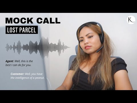 Lost Parcel Mock Call Sample