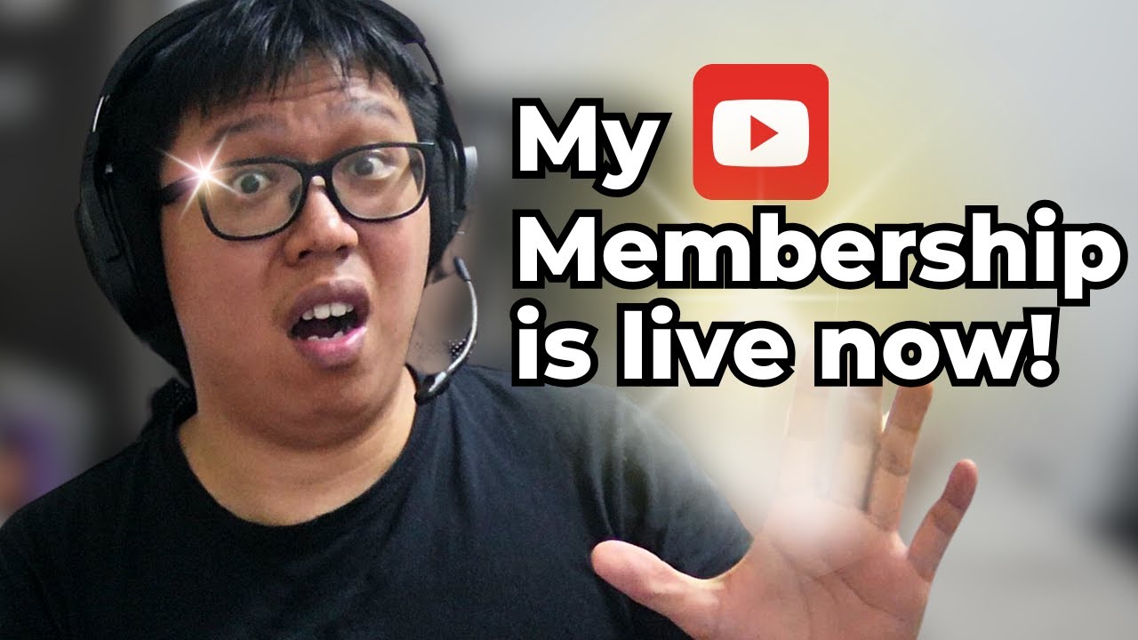 My YouTube Membership is live now!