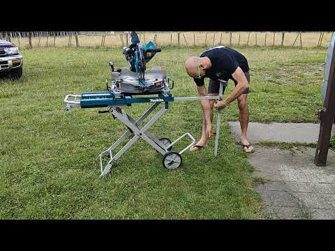 Makita stand miter saw WST05 demo