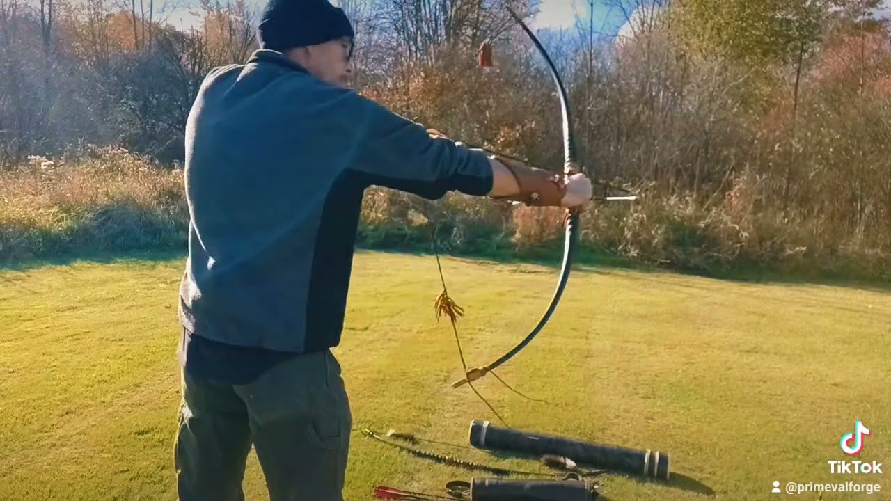 Gemsbok horn bow, the 60# Morticia. #bow #bowhunting #archery #archer #hunting