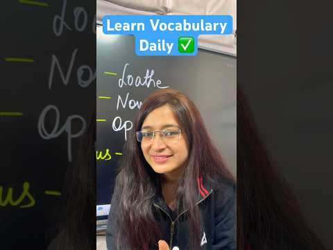 Learn Vocabulary Daily ✅ #adda247 #vocabularywords #english