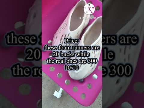 FAKE YEEZY FOAM RUNNERS REVIEW #shorts #fyp #shoes #sneakers