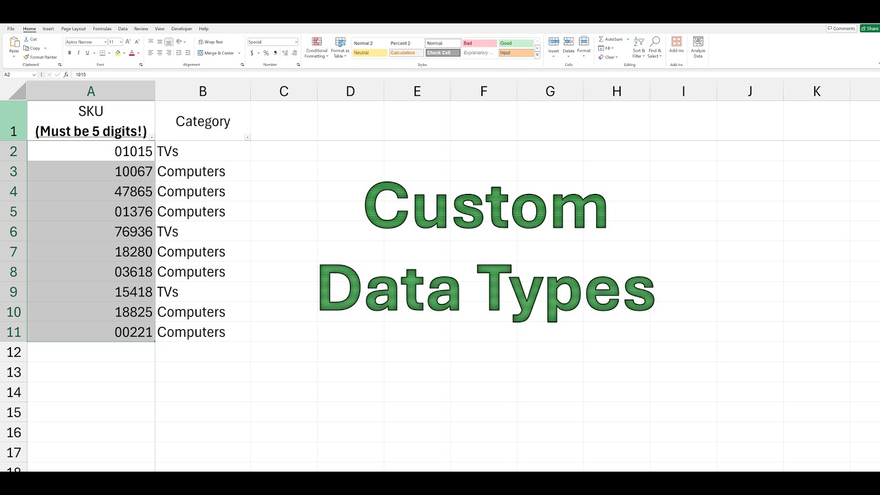Nerdy Tips - Custom Data Types