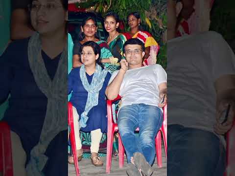 Sourav Ganguly with his wife Dona Ganguly daughter Sana #souravganguly#shorts #ytshorts