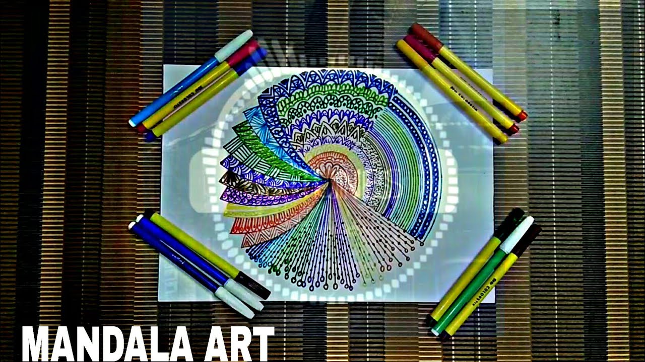 How to draw a Mandala art || circle  Mandala || Design stack : A blog about art ,Design Architecture