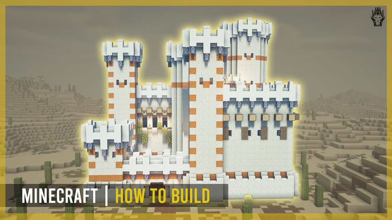 Minecraft How to Build a Desert Castle (Tutorial) - Minecraft Builders