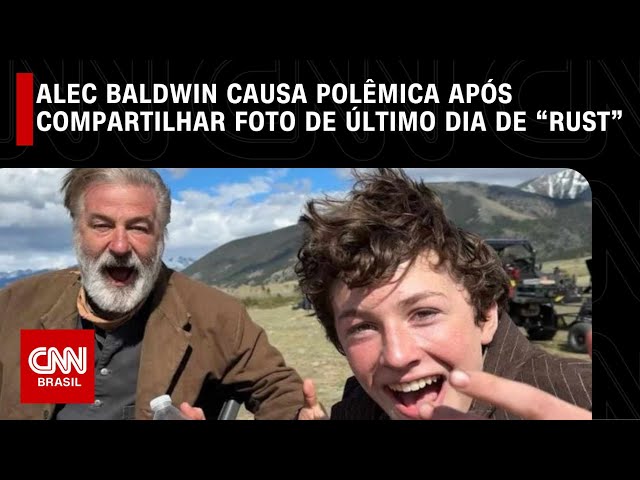 Alec Baldwin causa polêmica após compartilhar foto de último dia de “Rust“ | CNN Brasil