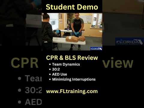 CPR & BLS Skills Review (Student Demo)