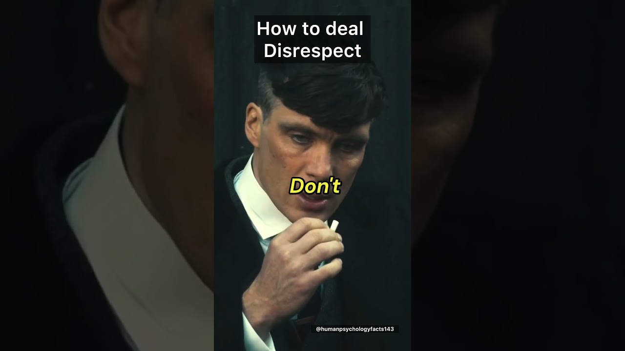 How to deal disrespect 💪🏻🖕🏻✌🏻 #youtubeshorts #motivation #sigma #shortsvideo #quote #sigmamale