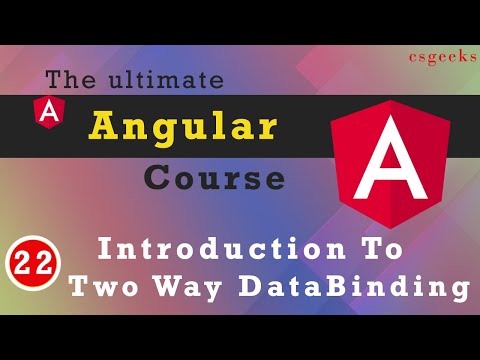 Learn Angular 9 Tutorial 22 Two Way Databinding - Mind Luster