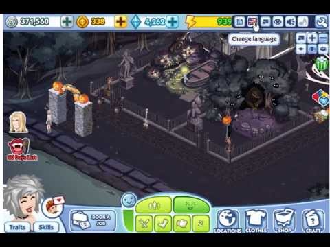 Sims Social Changing Language Trick