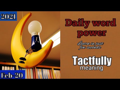 Daily Vocabulary (Tactfully)