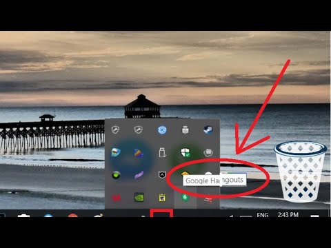 Google Hangouts in Systray / System Tray / Notification Area