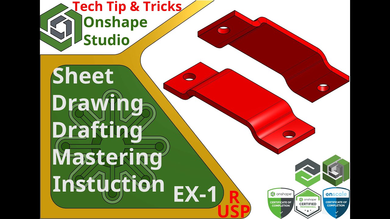 #Onshape Drawing Sheet Drafting Instruction