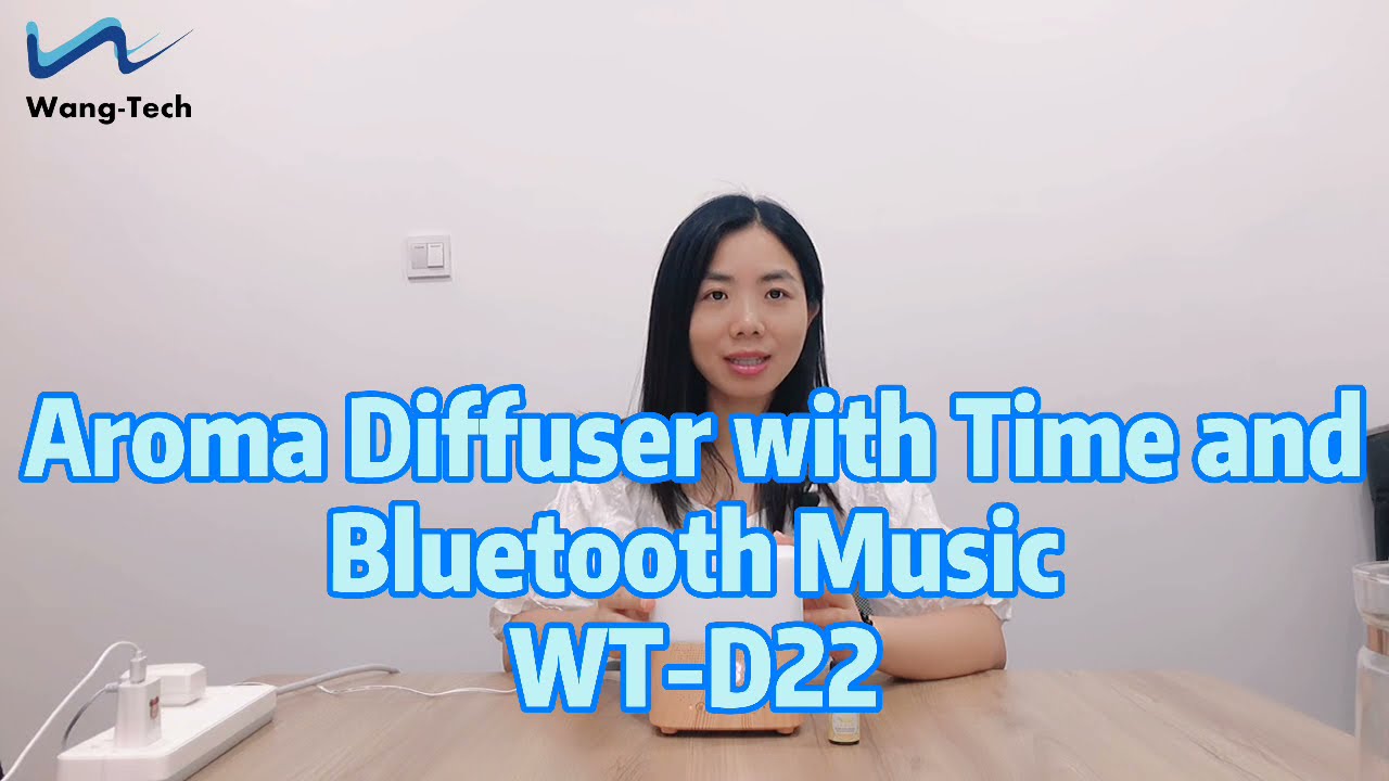 WT-D22 Aroma Diffuser with Time and Bluetooth Speaker