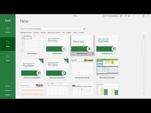 If You’re New to Excel… – Dave The Spreadsheet Guy