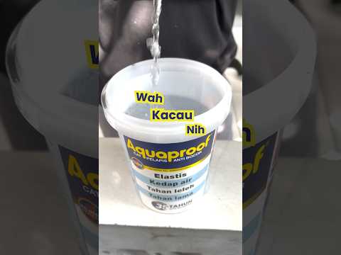 Aquaproof perlu ditambahkan air? #waterproofing #catantibocor
