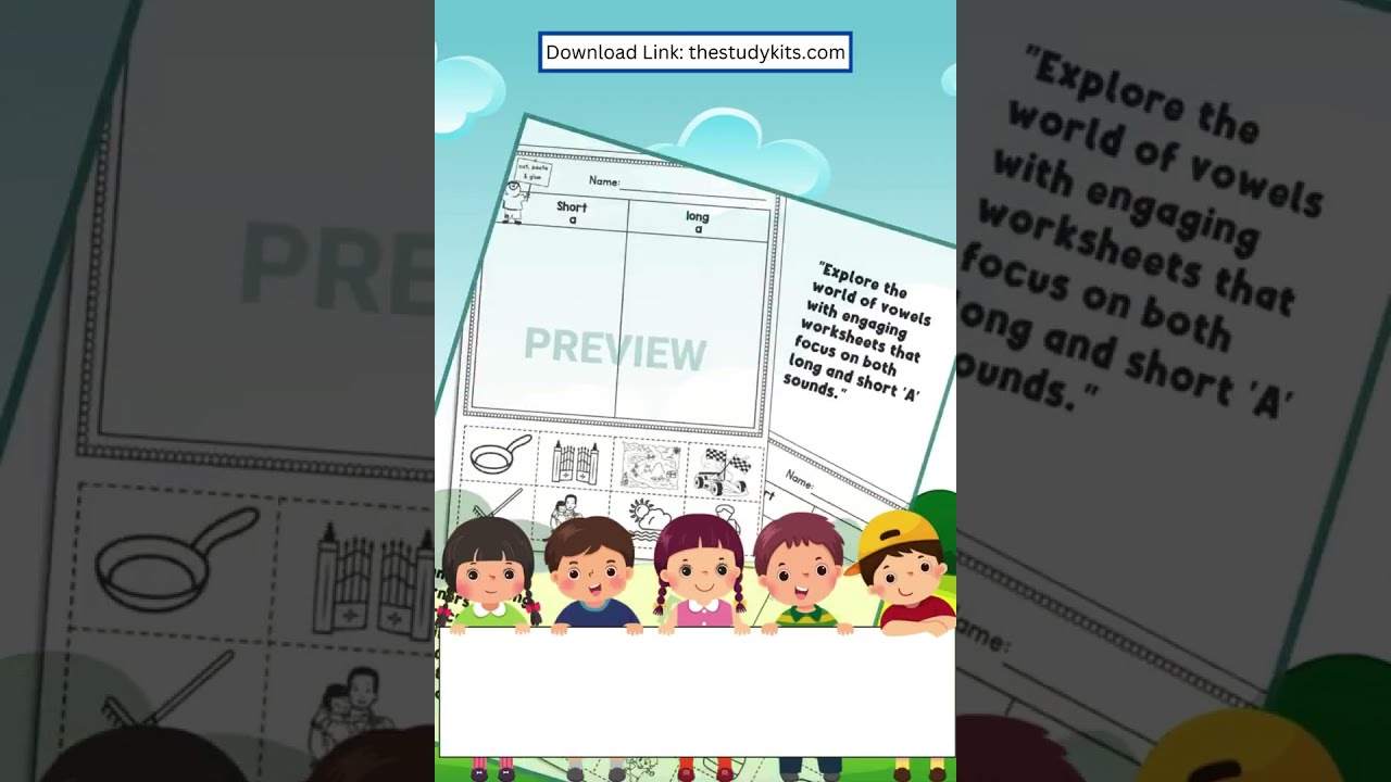 A Sound Spectacular Long and Short 'A' Vowel Worksheets   Phonics Fun