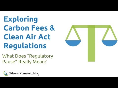 CCU: Exploring Carbon Fees & Clean Air Act Regulations