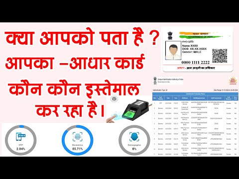 Apne Aadhaar Card Ko Safe Kaise kare | Aadhaar Authantication History 2024
