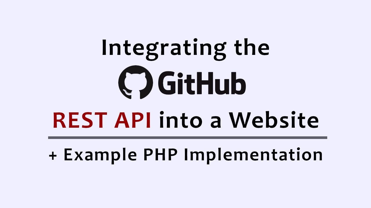 Using the Github Rest API on Your Game's Website