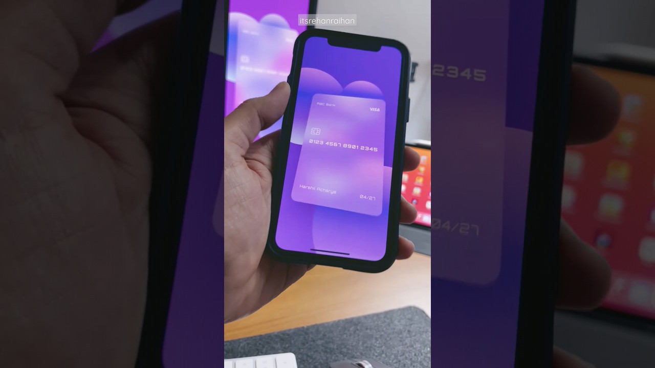 Card Tilt Effect Figma Animation & Prototype #figmadesign #speedart #uidesign