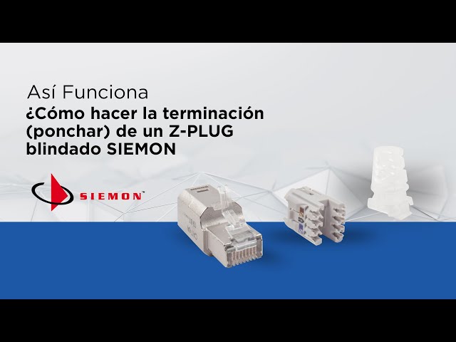 SYSCOM: ZP1-6AS-01S-SIEMON - Plug RJ45 Cat6A Blindado, Terminación en ...