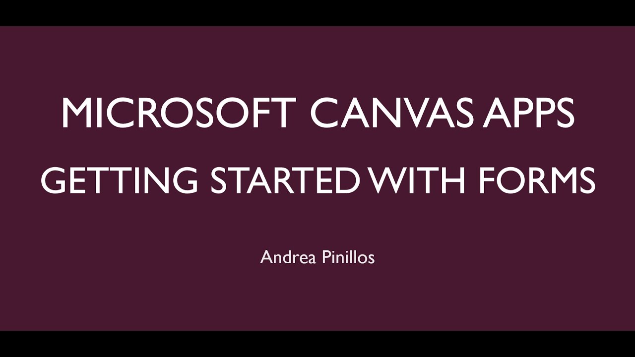 Getting Started with Canvas Apps | Microsoft Power Apps