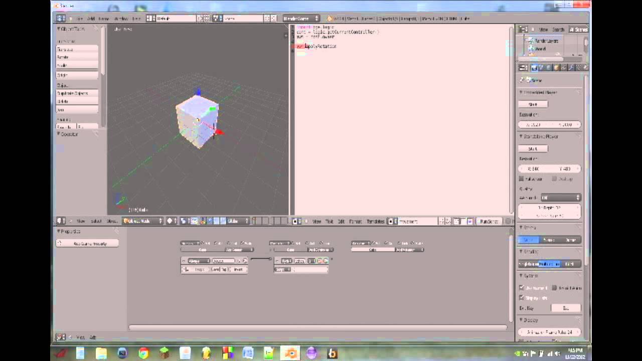 Basic blender python tutorial (part1)