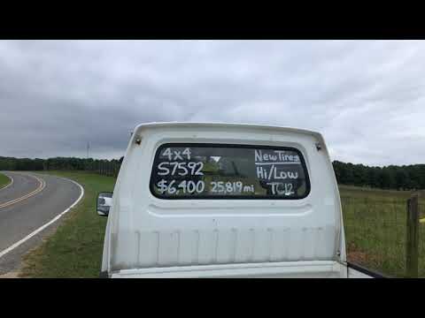 S7592 Suzuki 4x4 Japanese mini truck for sale/Street Legal
