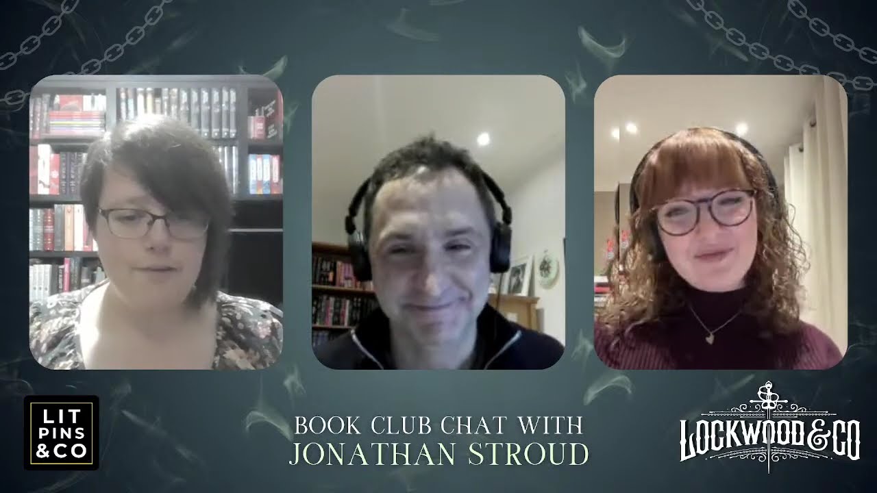 LitPins&Co Book Club - Livestream with Jonathan Stroud! 💚