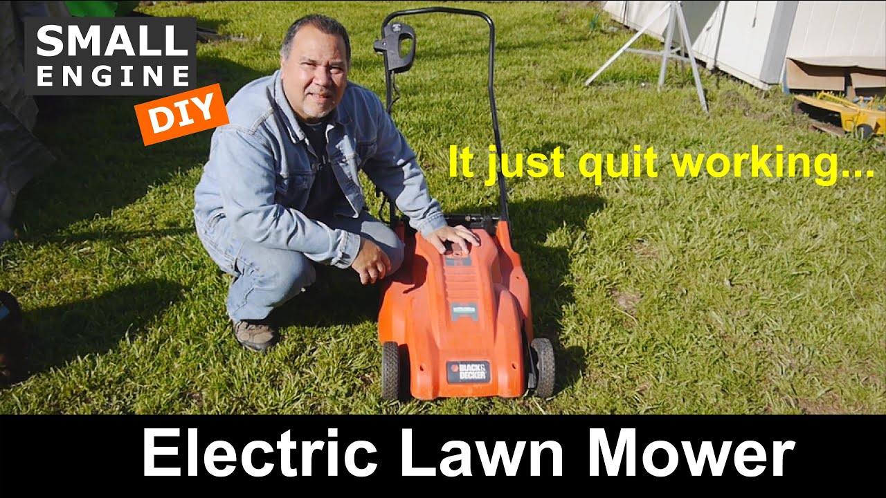 Electric Lawn Mower Quit Running, Can it be Fixed?
