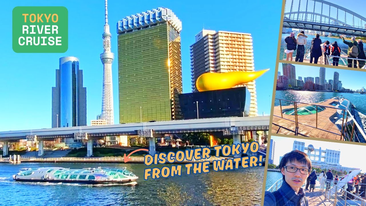[TOKYO CRUISE] Riding EMERALDAS from Asakusa to Odaiba | Scenic River Journey Through Tokyo!