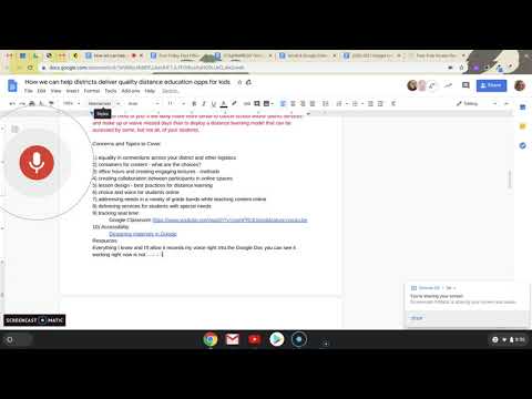 Speech-to-Text in Google Docs