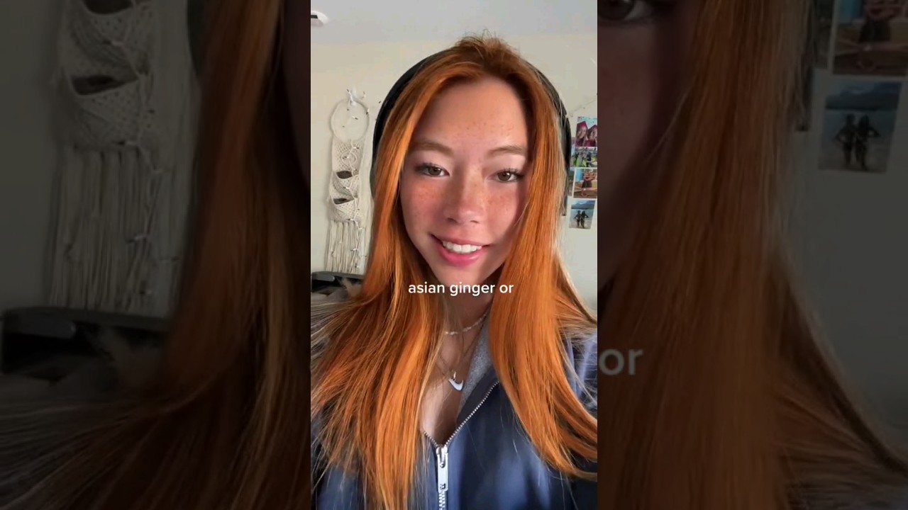 Asian Ginger is ❤️‍🔥❤️‍🔥 Asian Redhead 😍😍 #tiktokgirls #redhead