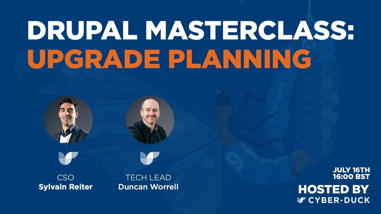 Drupal Masterclass: Upgrade Planning