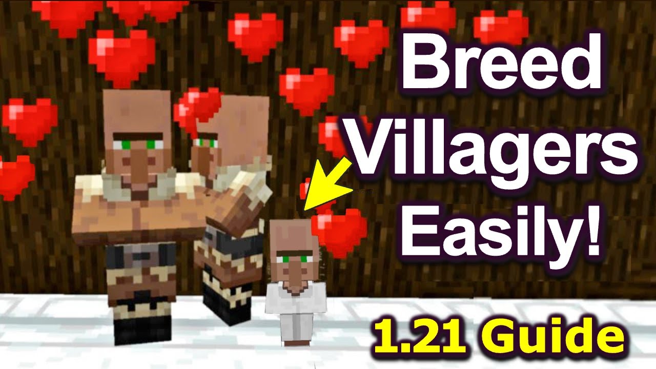 How to Breed Villagers in Minecraft  EASILY in 1.21 PE & Java (NO VILLAGER BREEDER!!) | Fast & Easy!