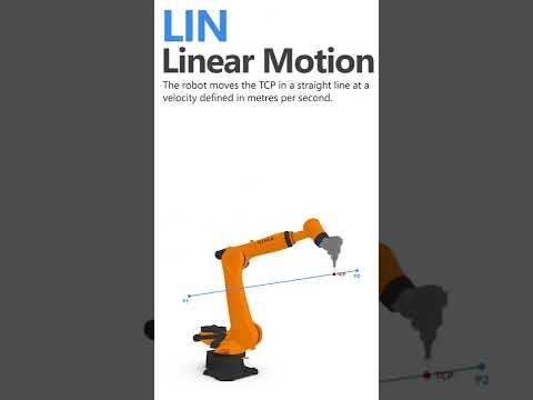 KUKA Robot Motion Types #shorts #programming #robot #robotics #kuka #future #automation #coding
