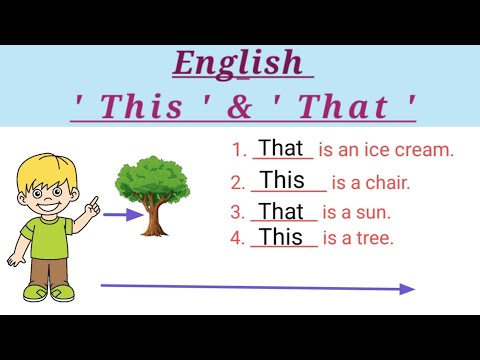 Use Of This and That | English Grammar For Class 1 | This That Grammar | What is This? What is That?