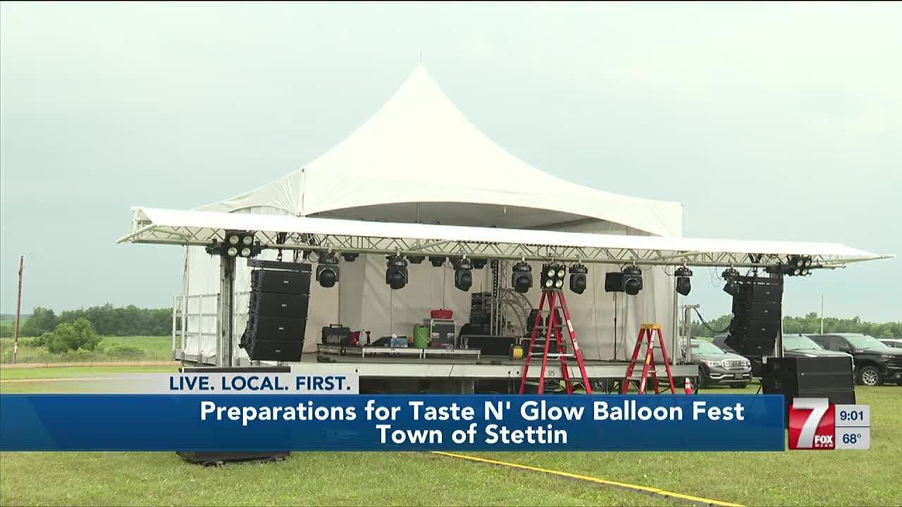 Preparations being finalized for Taste 'N Glow #Balloon Fest