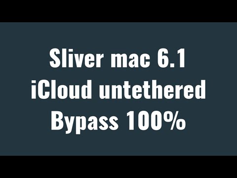 iCloud untethered bypass on iOS devices using sliver 6.1 must watch 100% (FREE)