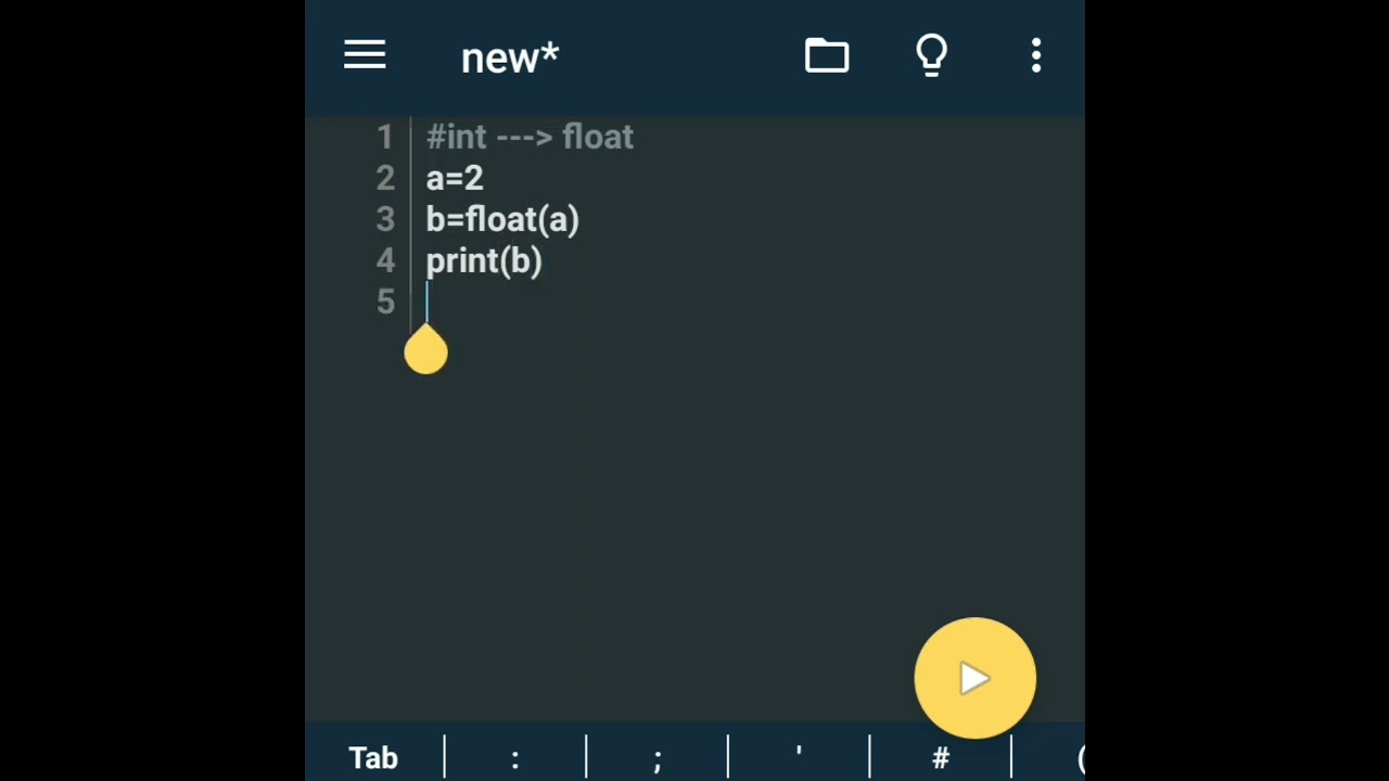How to convert integer to float in python