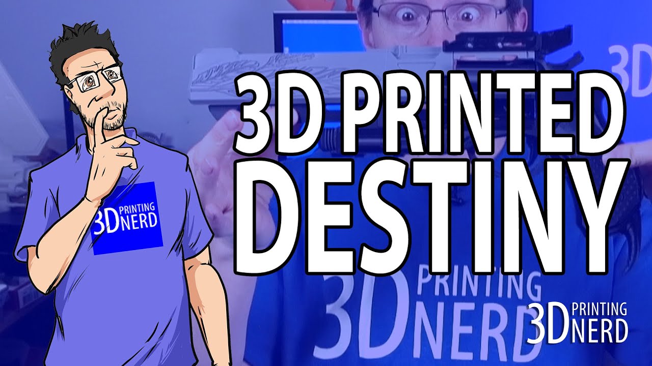 3D Printed Destiny Ghost + Hawkmoon Giveaway