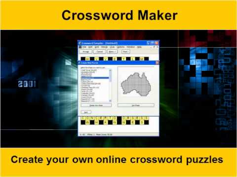 Crossword Maker | Online Crosswords Puzzle Compiler