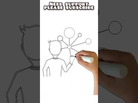 #shorts Draw a social media chart #drawing