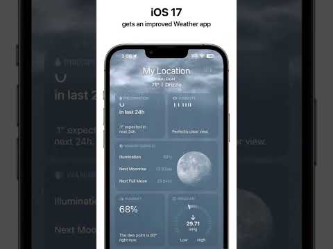 iOS 17 Weather App #ios17features #ios17beta #iphone #iosbug #appleios #apple #iphoneupdates