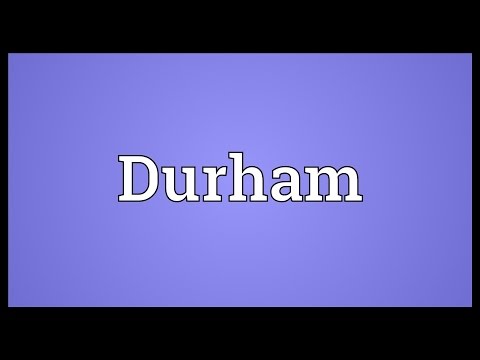 Durham Meaning