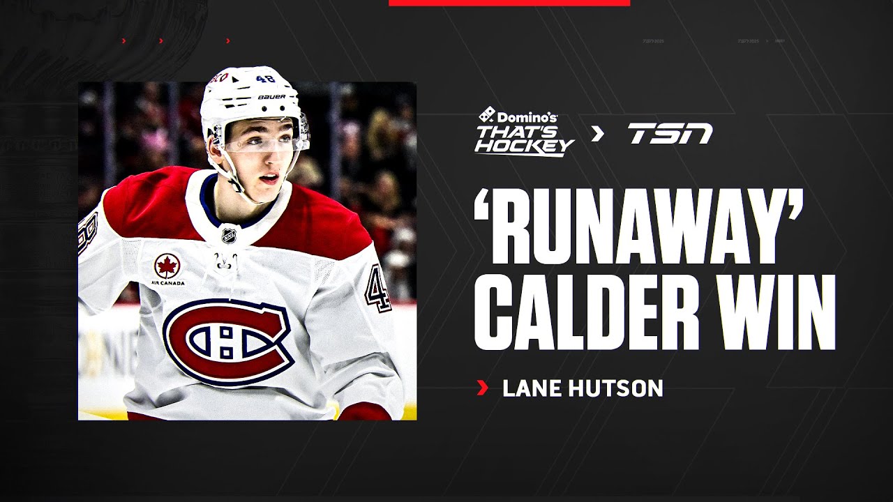Boudreau discusses Hutson's 'runaway' Calder Trophy win