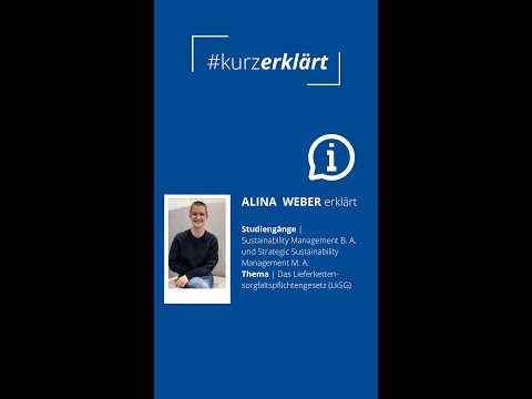 Kurz erklärt: Unsere neuen Sustainability-Studiengänge im Bachelor und Master